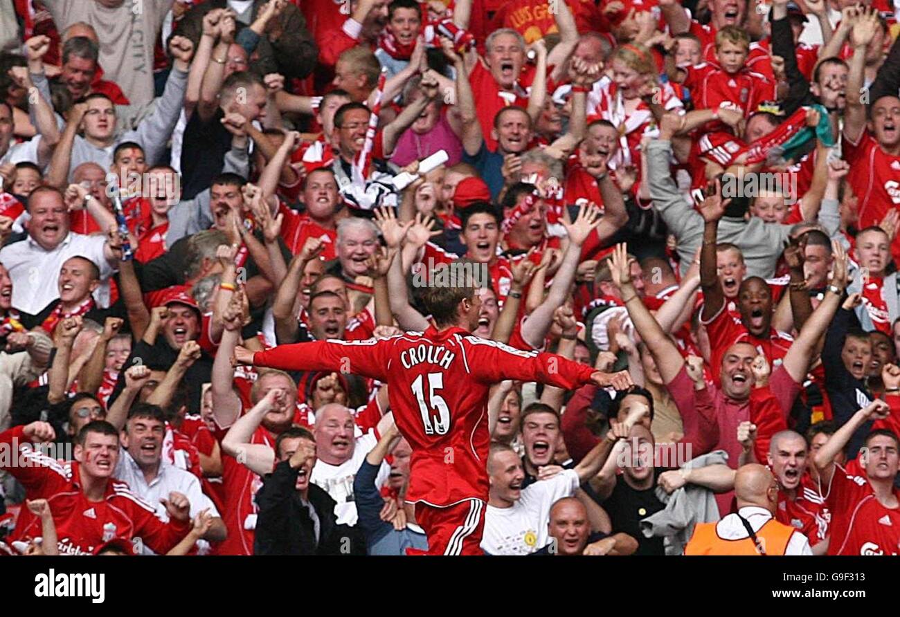During the fa community shield at millennium stadium hi-res stock ...