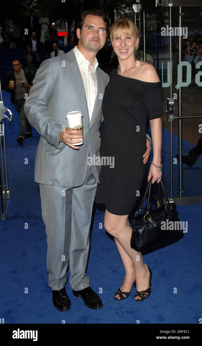 Jimmy Carr and girlfriend Karoline Copping arriving for the European ...