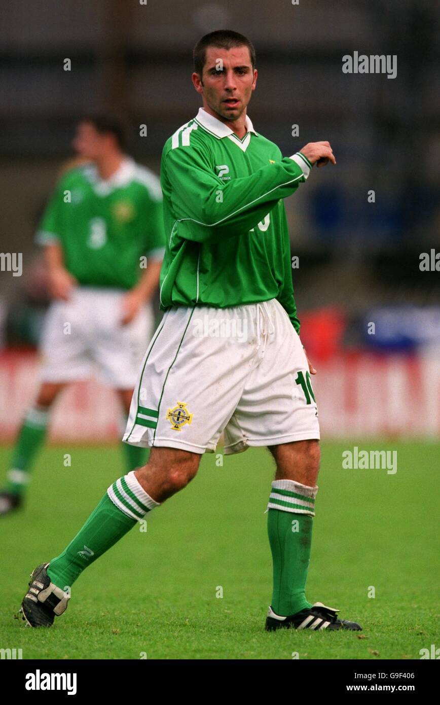 Soccer world cup 2002 qualifier group three northern ireland denmark hi ...