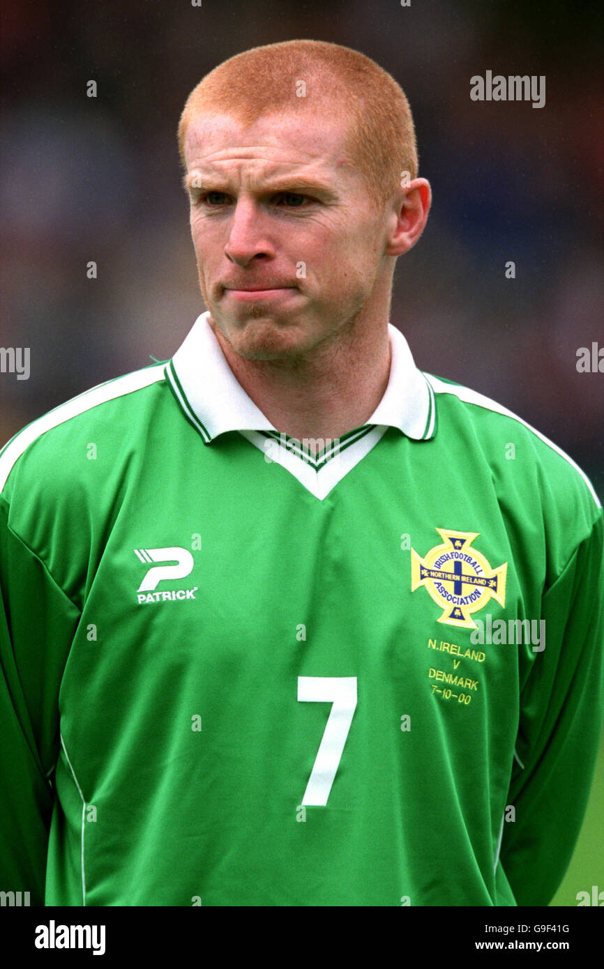 Soccer world cup 2002 qualifier group three northern ireland denmark hi ...
