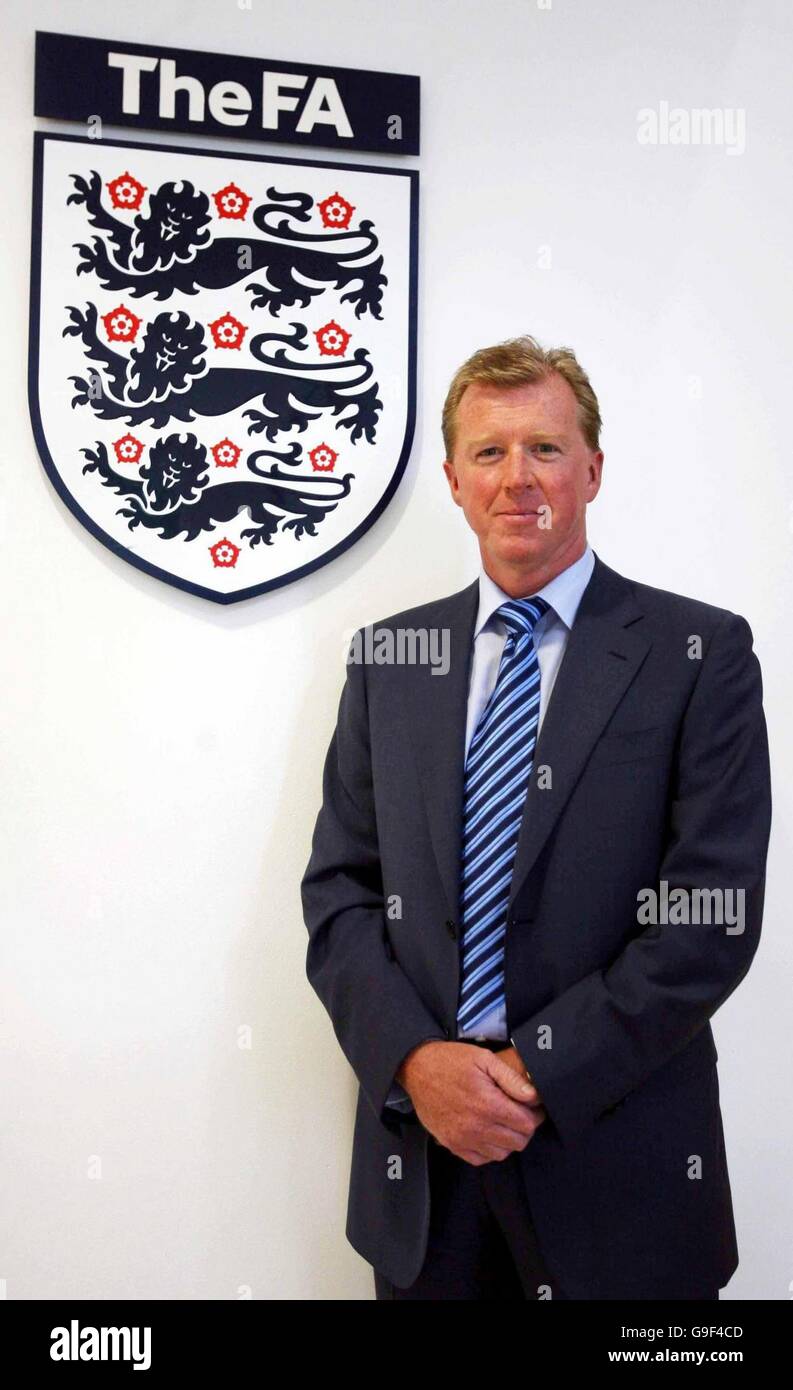 New England manager Steve McClaren at the FA Headquarters in Soho ...