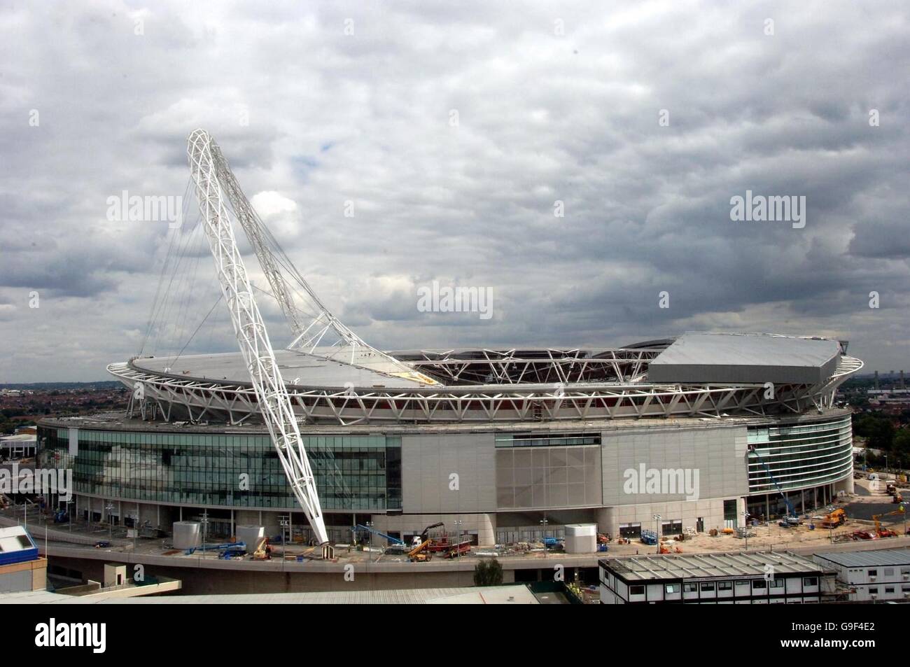 Soccer - Wembley Stadium. General view of Wembley Stadium, London Stock ...