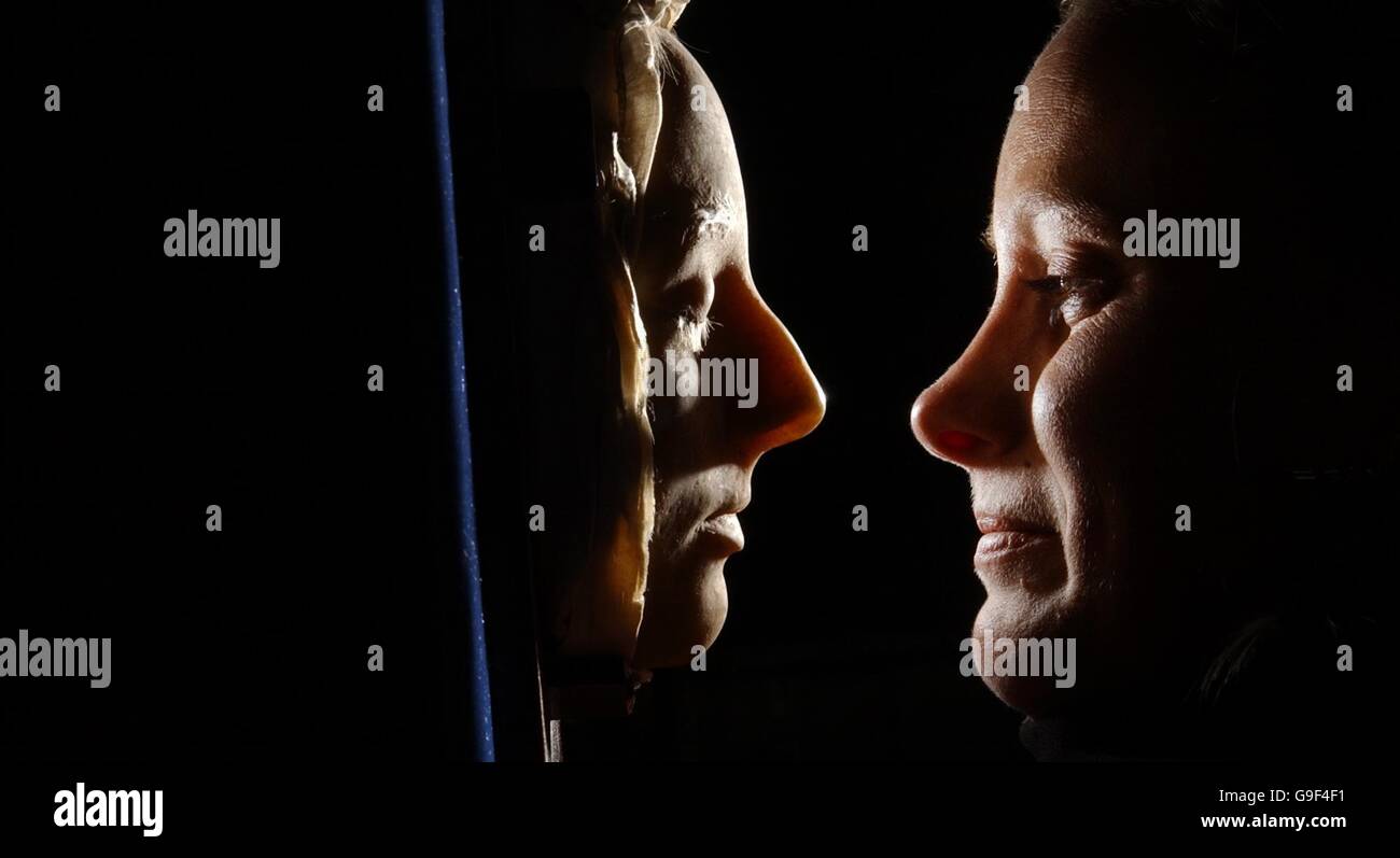 Death Mask of Mary Queen of Scots goes on show Stock Photo - Alamy