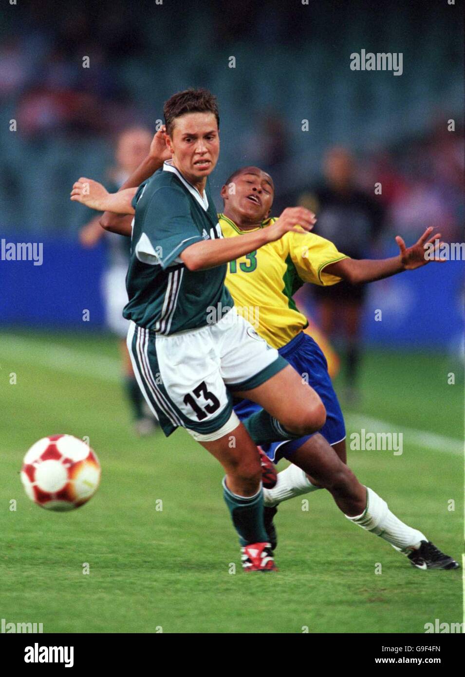 2000 olympic games soccer bronze medal match germany brazil hi-res ...