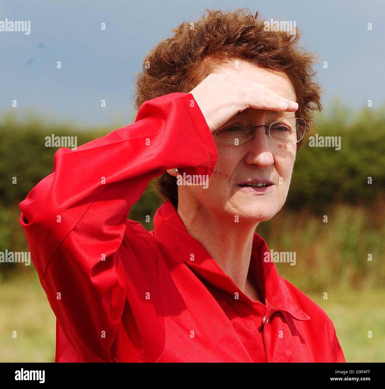 Chief veterinary officer visits pig farm Stock Photo - Alamy