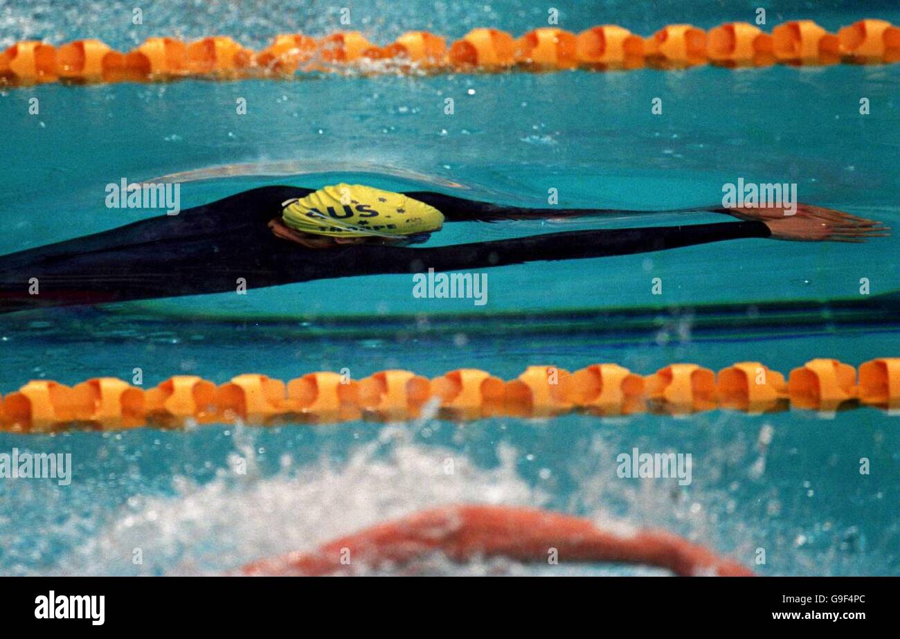 Sydney 2000 Olympic Games - Swimming - Men's 200m Freestyle Final Stock ...