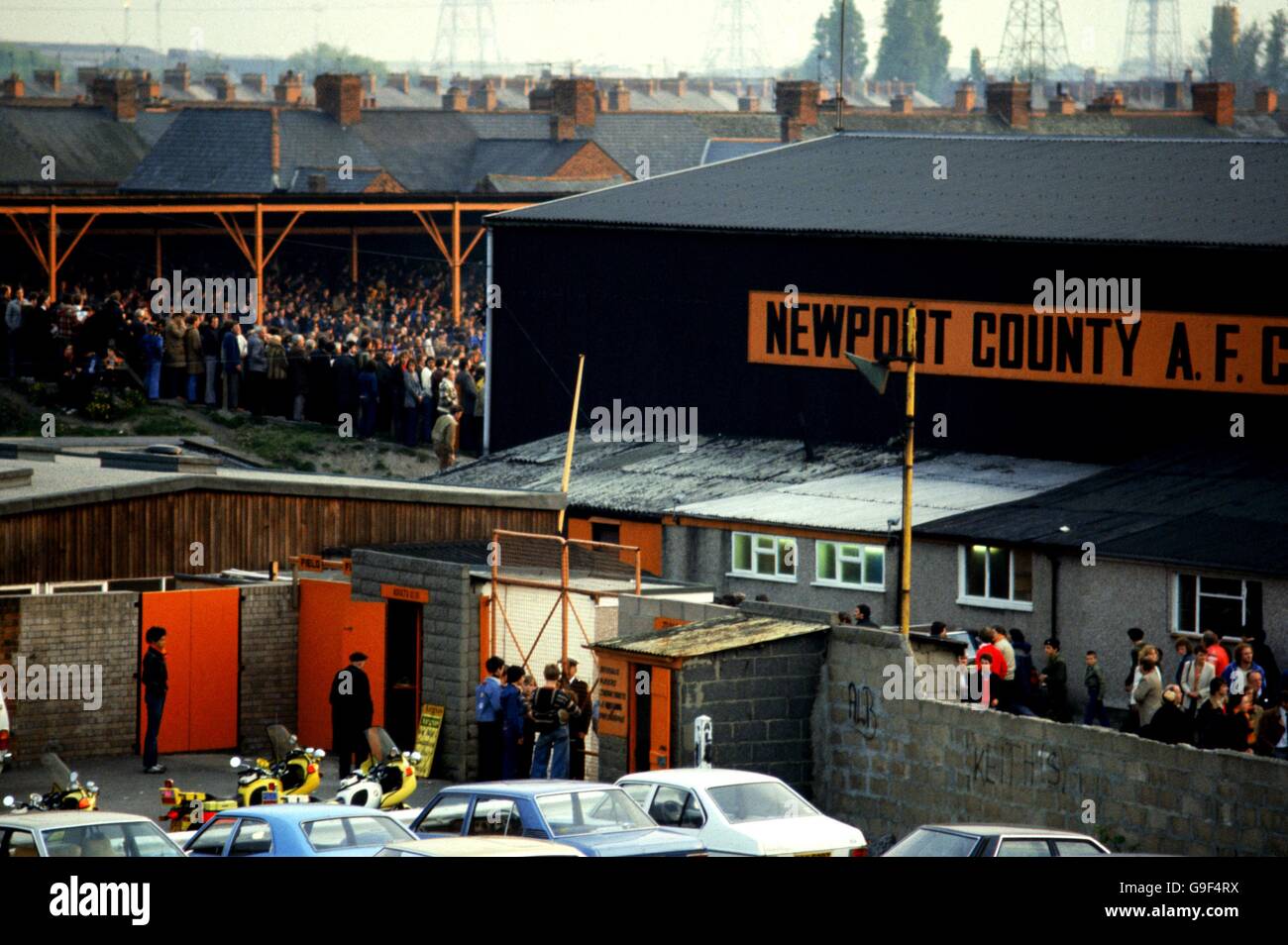 General view of Somerton Park, home of Newport County Stock Photo - Alamy
