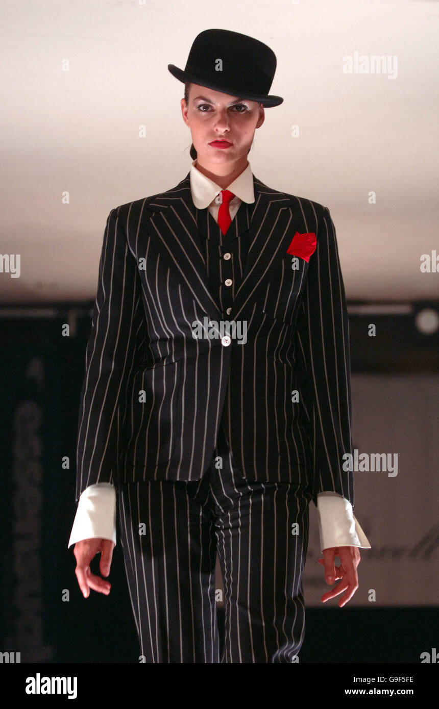 A model wears a Mark Powell creation from his spring / summer 2007 ...