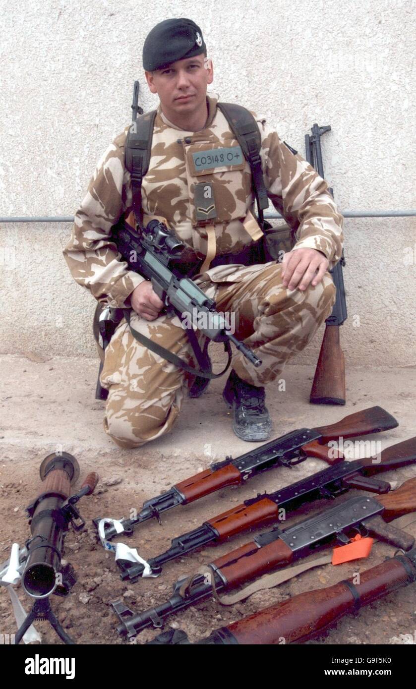Library file, dated February 2004. Matthew Cornish in Iraq, following a ...
