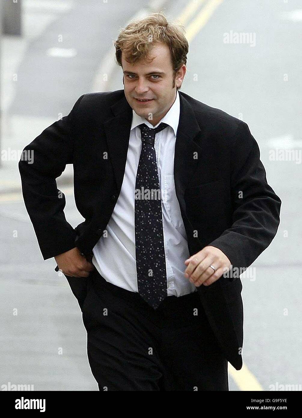 Coronation Street actor Simon Gregson arrives at Macclesfield ...