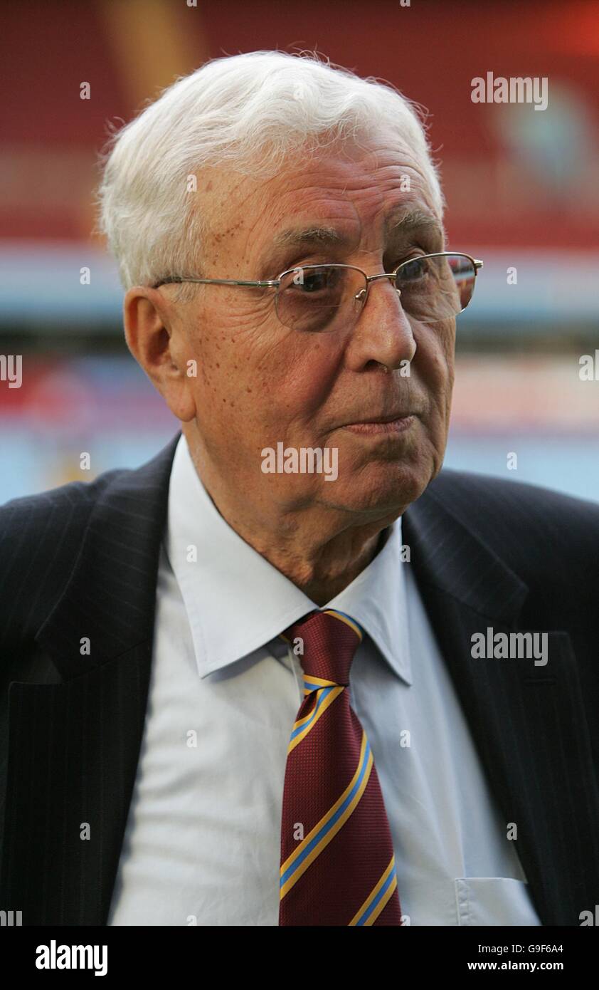 Aston Villa's chairman Doug Ellis following a press conference at Villa ...