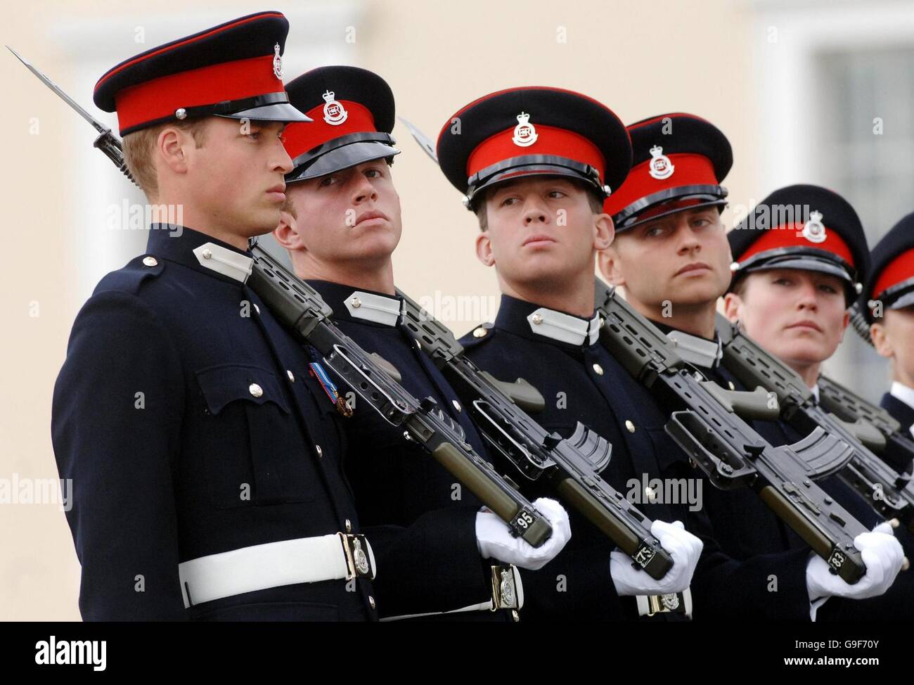 Officer Cadet Wales, Prince William (left), who is half way through his ...