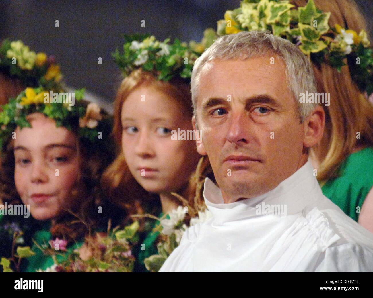 North Wales Police Chief Constable Richard Brunstrom during a ceremony ...