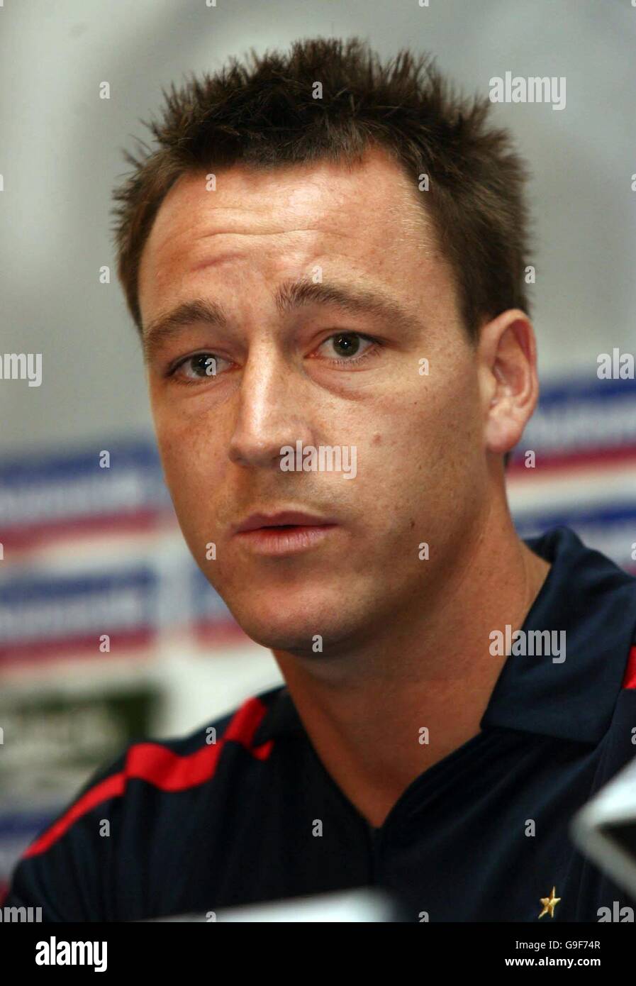 New England captain John Terry during a press conference at the ...