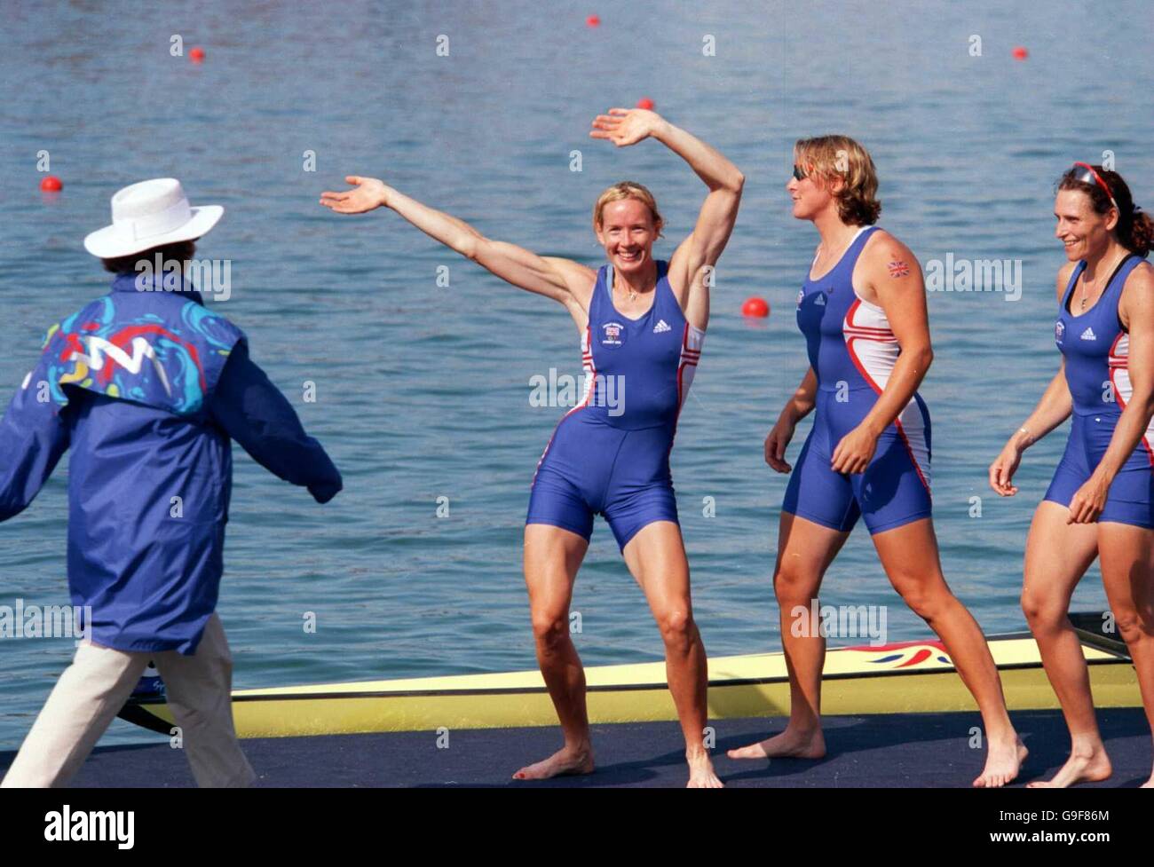 (L-R) Great Britain's Gillian Lindsey, Katherine Grainger and Mirrian ...