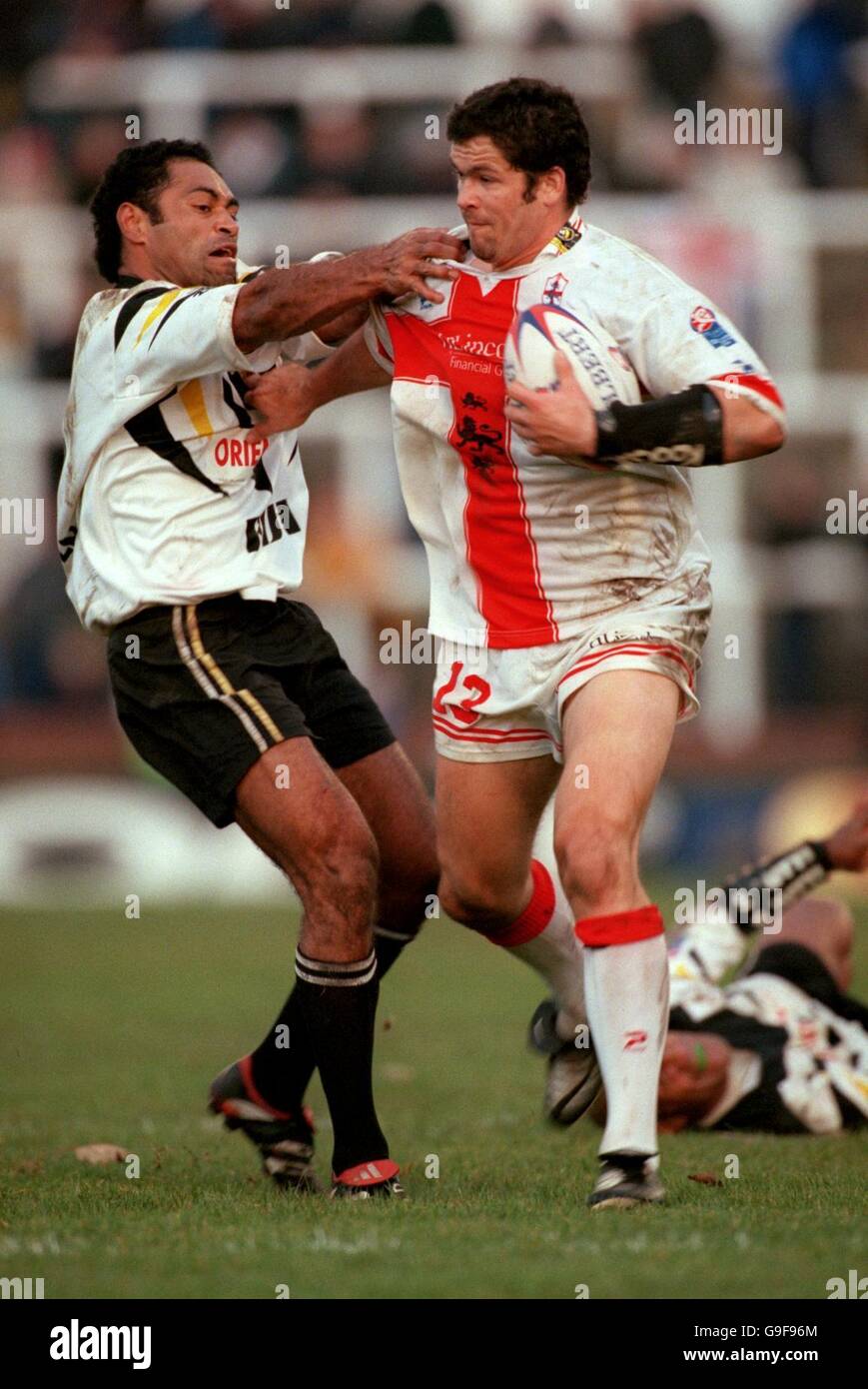 Rugby League - 2000 World Cup - Group One - England v Fiji Stock Photo ...