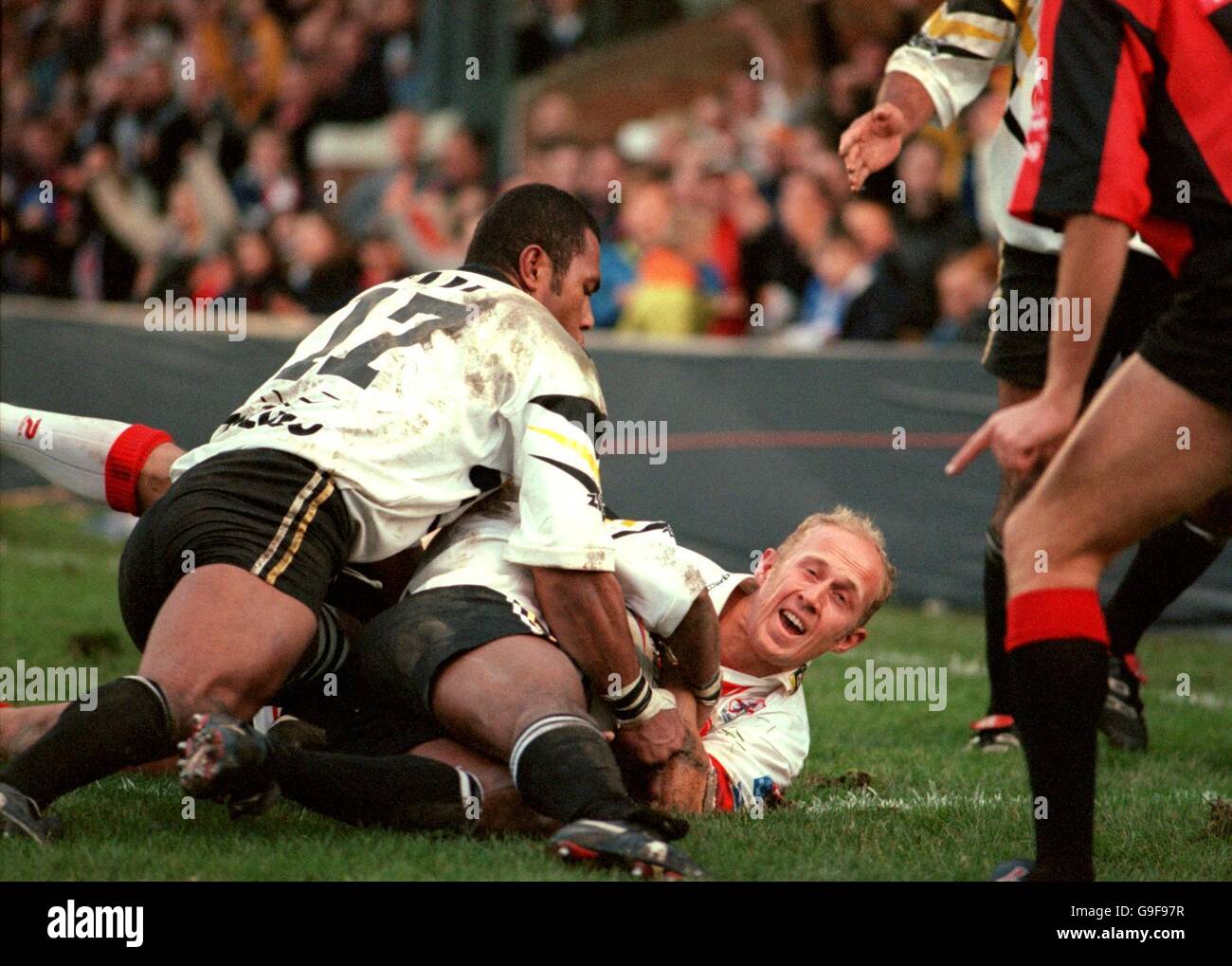 Rugby League - 2000 World Cup - Group One - England v Fiji. England's ...