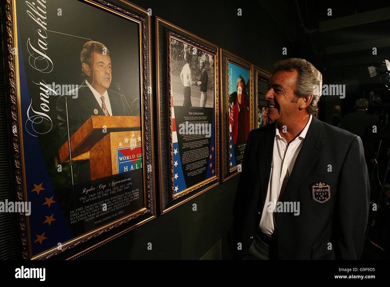 British golfer Tony Jacklin CBE officially opens the rare Memorabilia ...