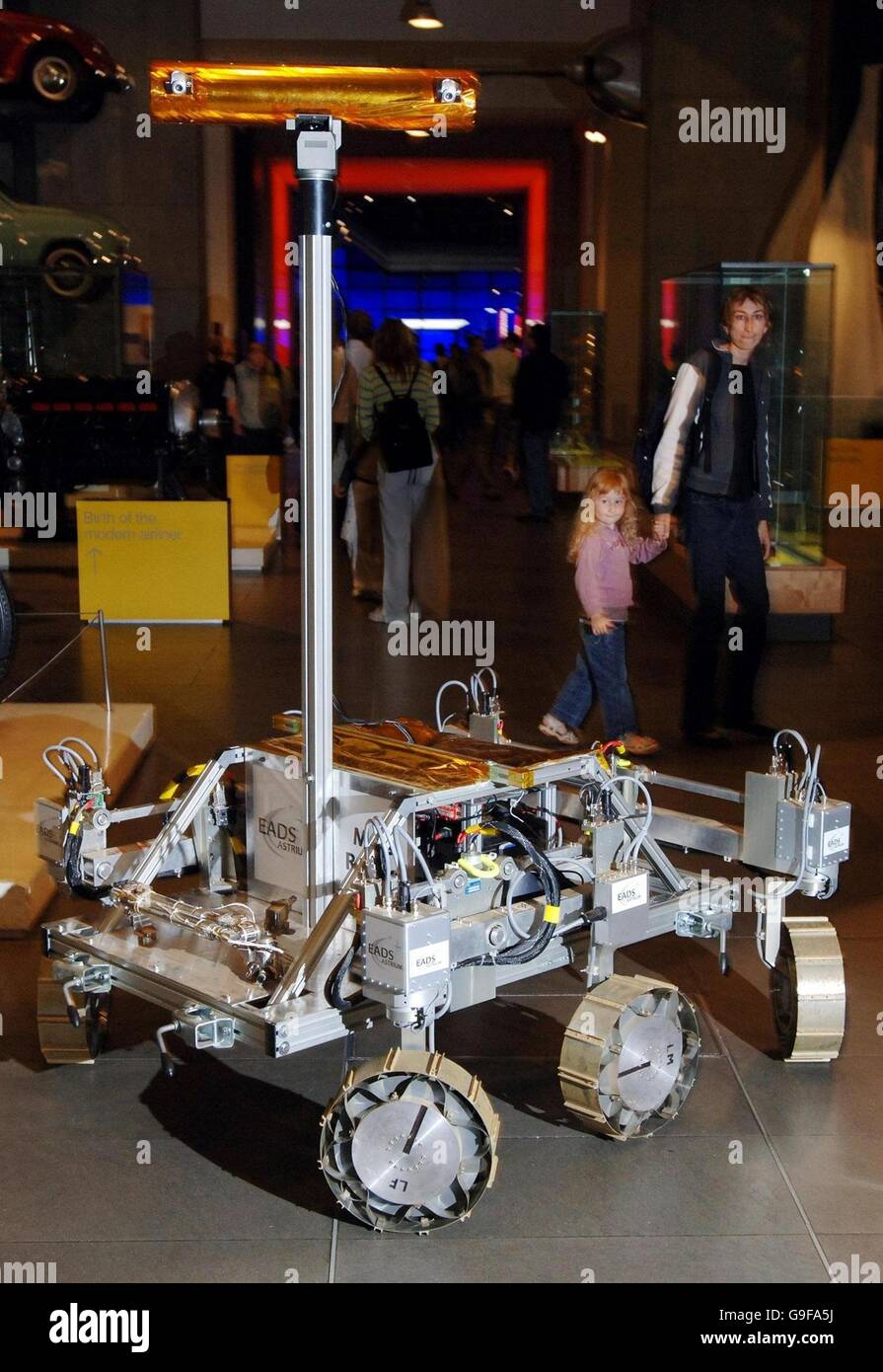 'Bridget', a prototype planetary rover similar to the one which will be ...