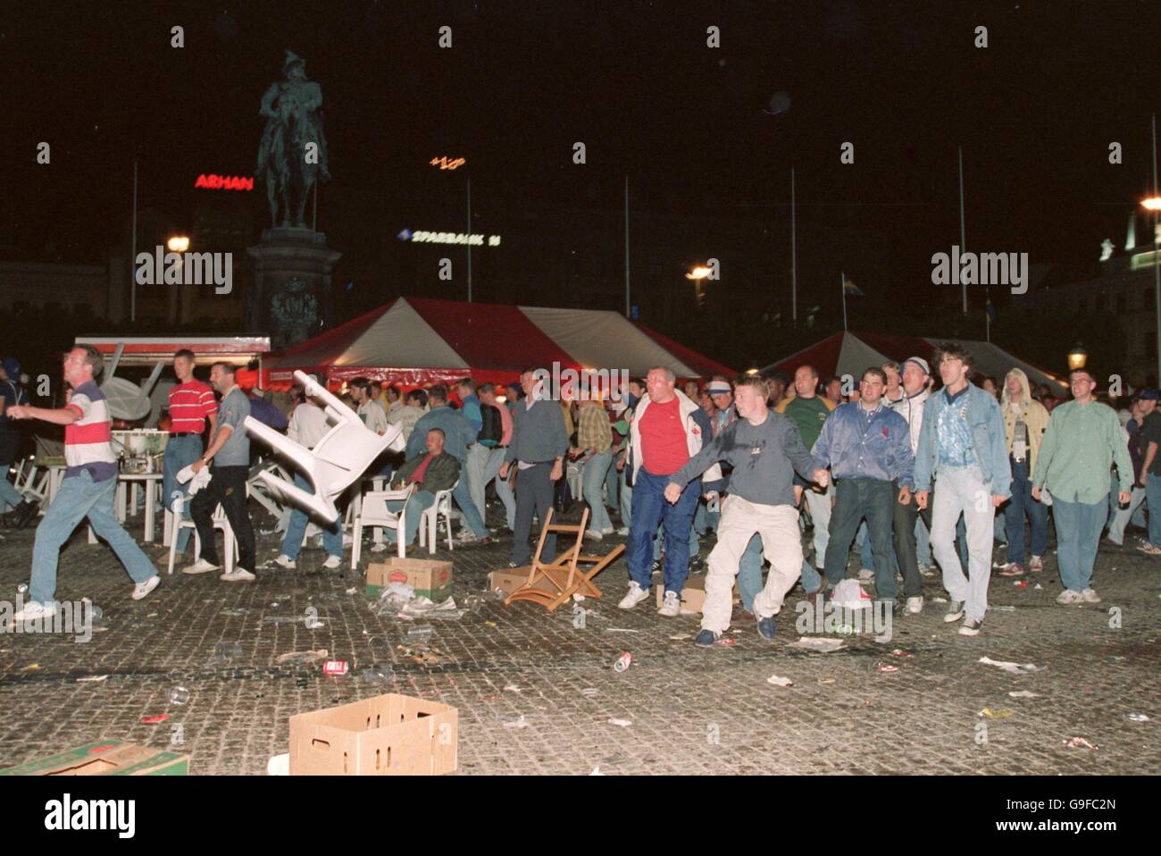 EUROPEAN CHAMPIONSHIPS SOCCER FANS Stock Photo - Alamy