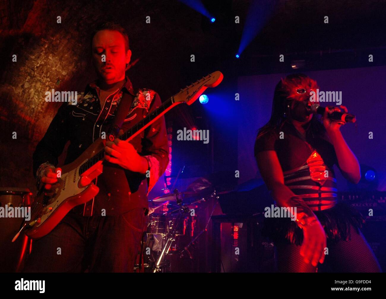 Basement Jaxx perform during a T-Mobile Street gig at The Vaults, south ...