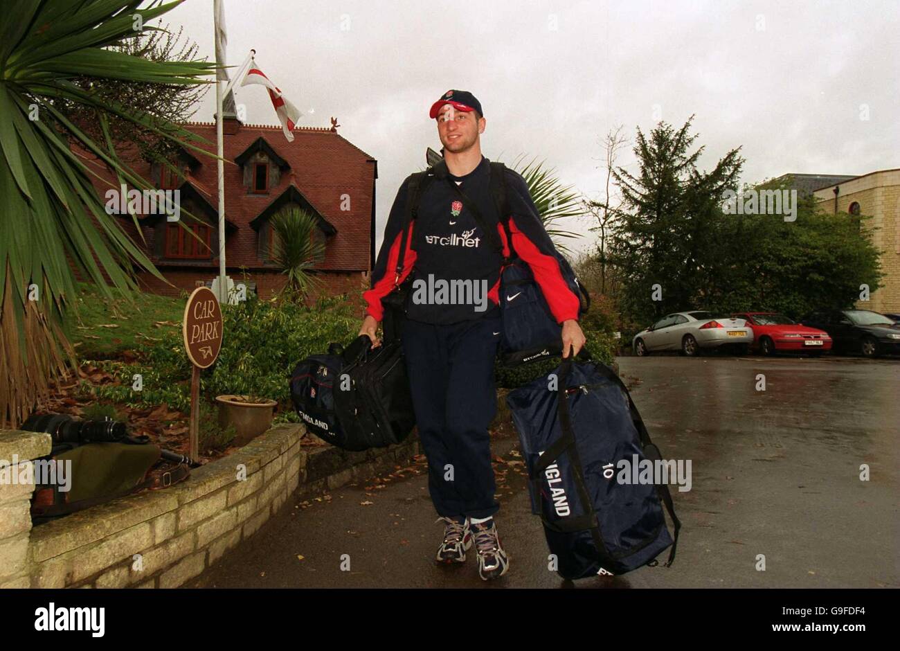 Rugby Union - England Rugby Training Stock Photo - Alamy