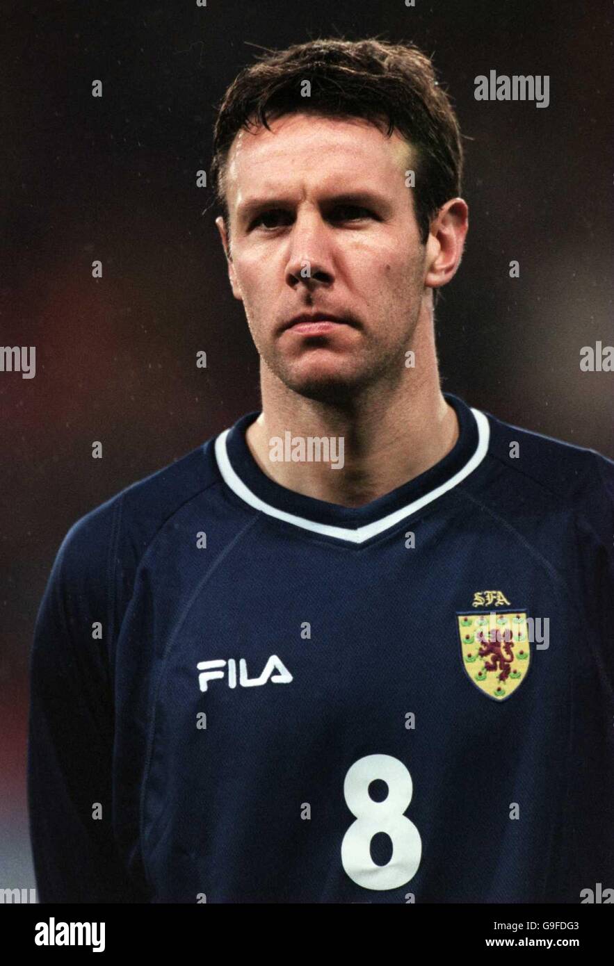 Soccer - Friendly - Scotland v Australia. Craig Burley, Scotland Stock ...