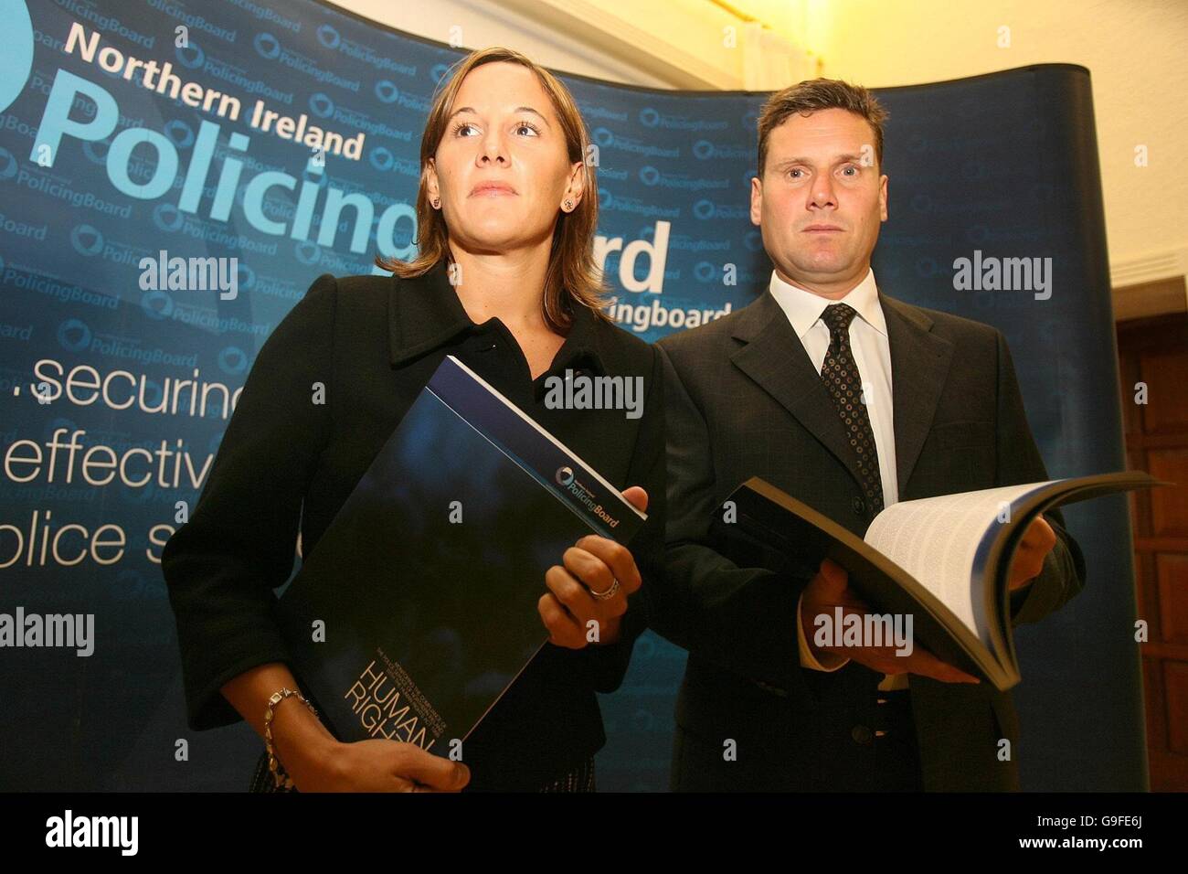 Human rights advisors jane gordon left and keir starmer hi-res stock ...