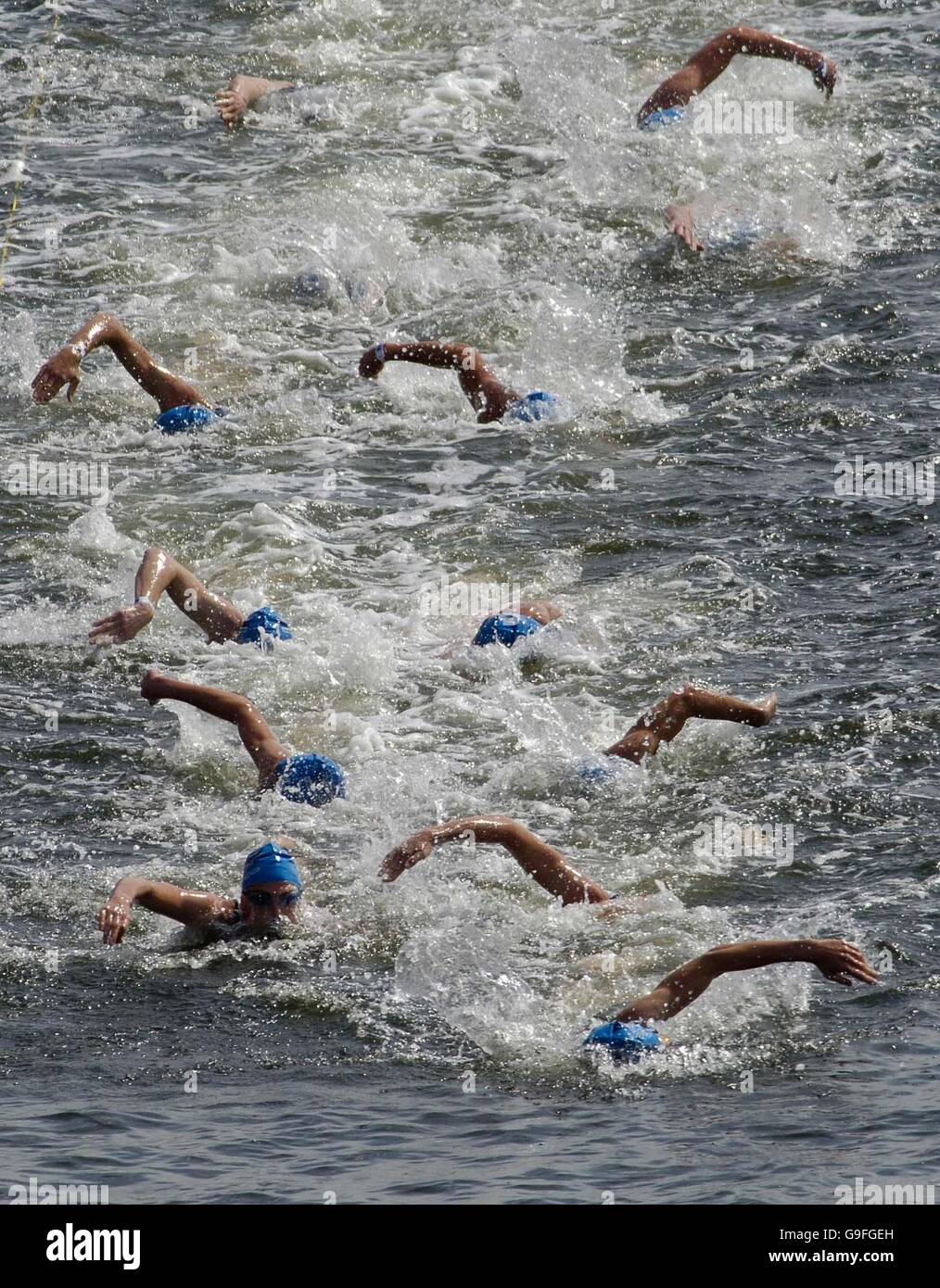 Athletics - The Michelob ULTRA London Triathlon. Entrants of the 'Male ...