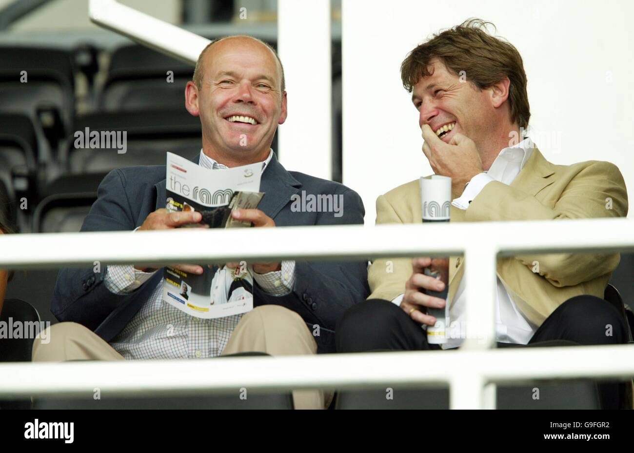 Southampton's Sir Clive Woodward watches from the stand Stock Photo - Alamy