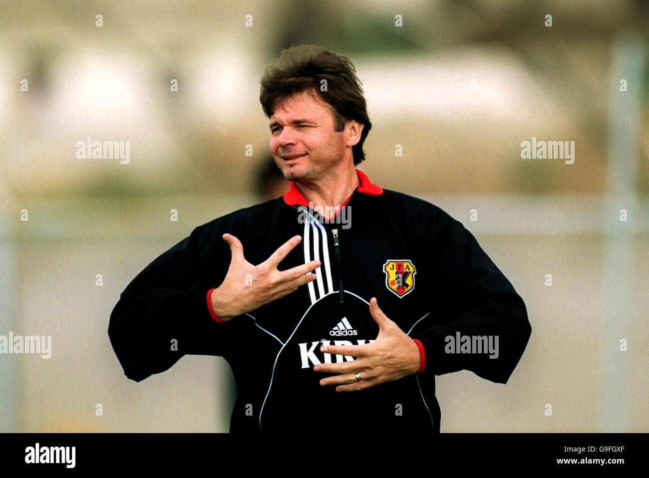 Soccer - Asian Cup 2000 - Japan Training. Philippe Troussier, Japan ...