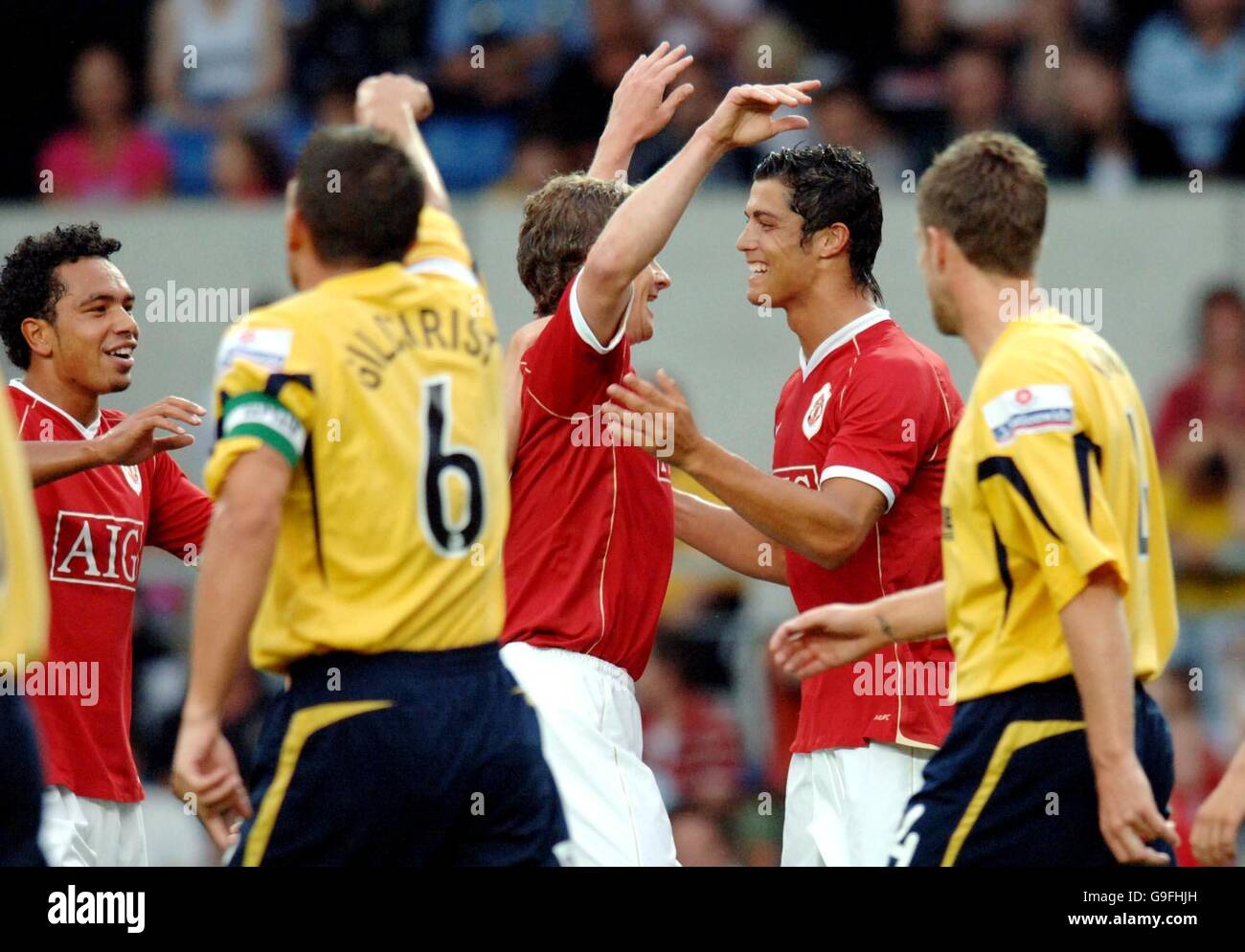 Soccer - Friendly match - Oxford v Manchester United Stock Photo - Alamy