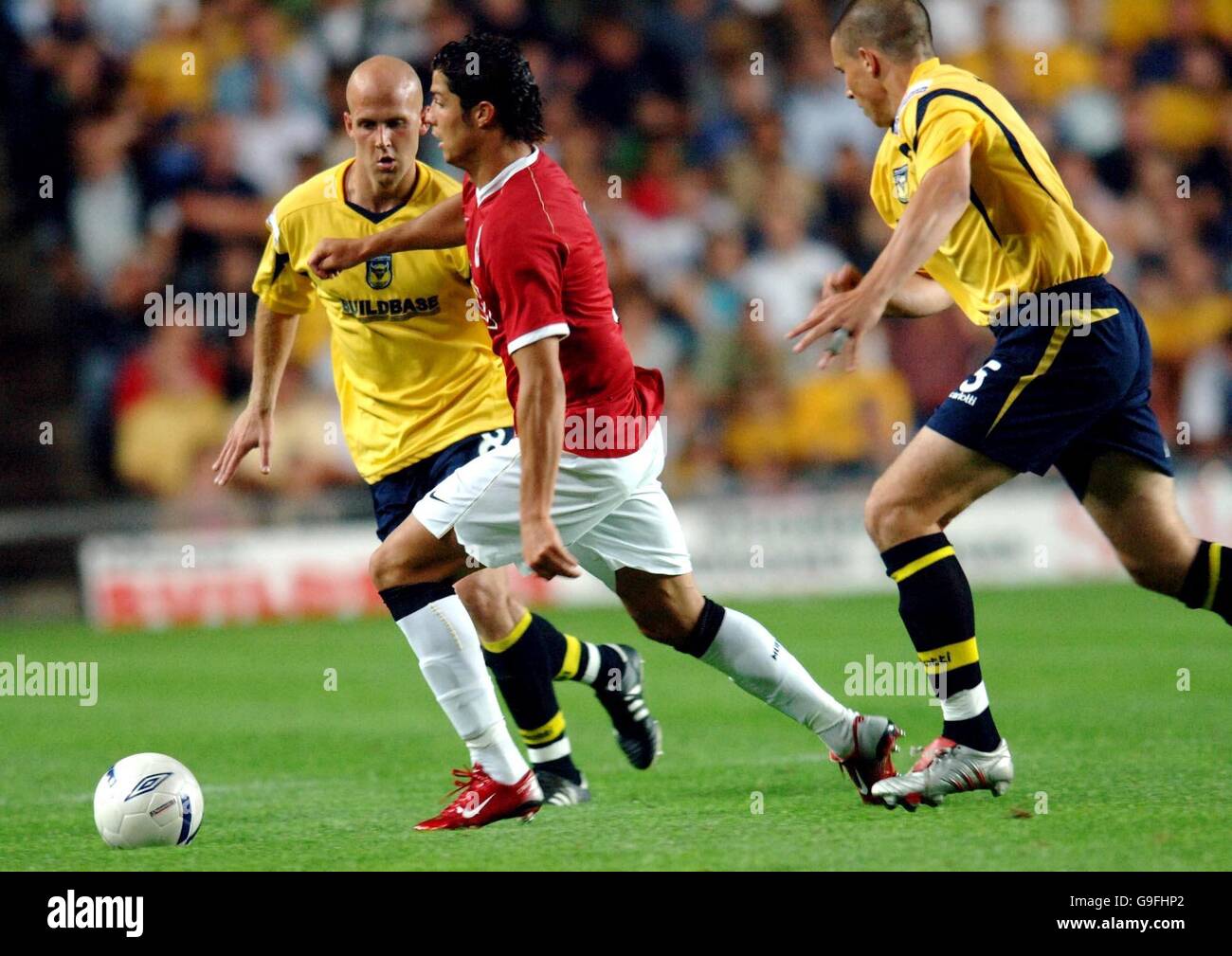 Soccer - Friendly match - Oxford v Manchester United Stock Photo - Alamy