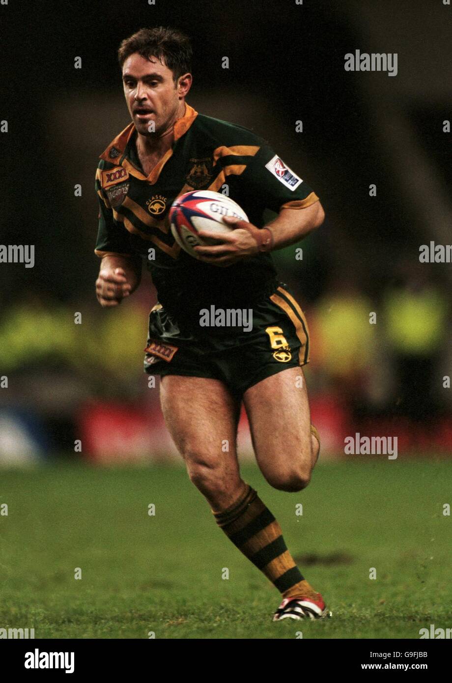 Rugby League - 2000 World Cup - Group One - England v Australia Stock ...