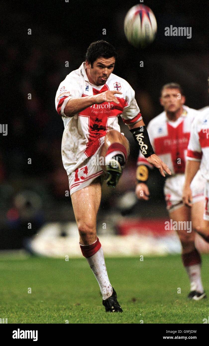 Rugby league 2000 world cup group one england v australia hi-res stock ...