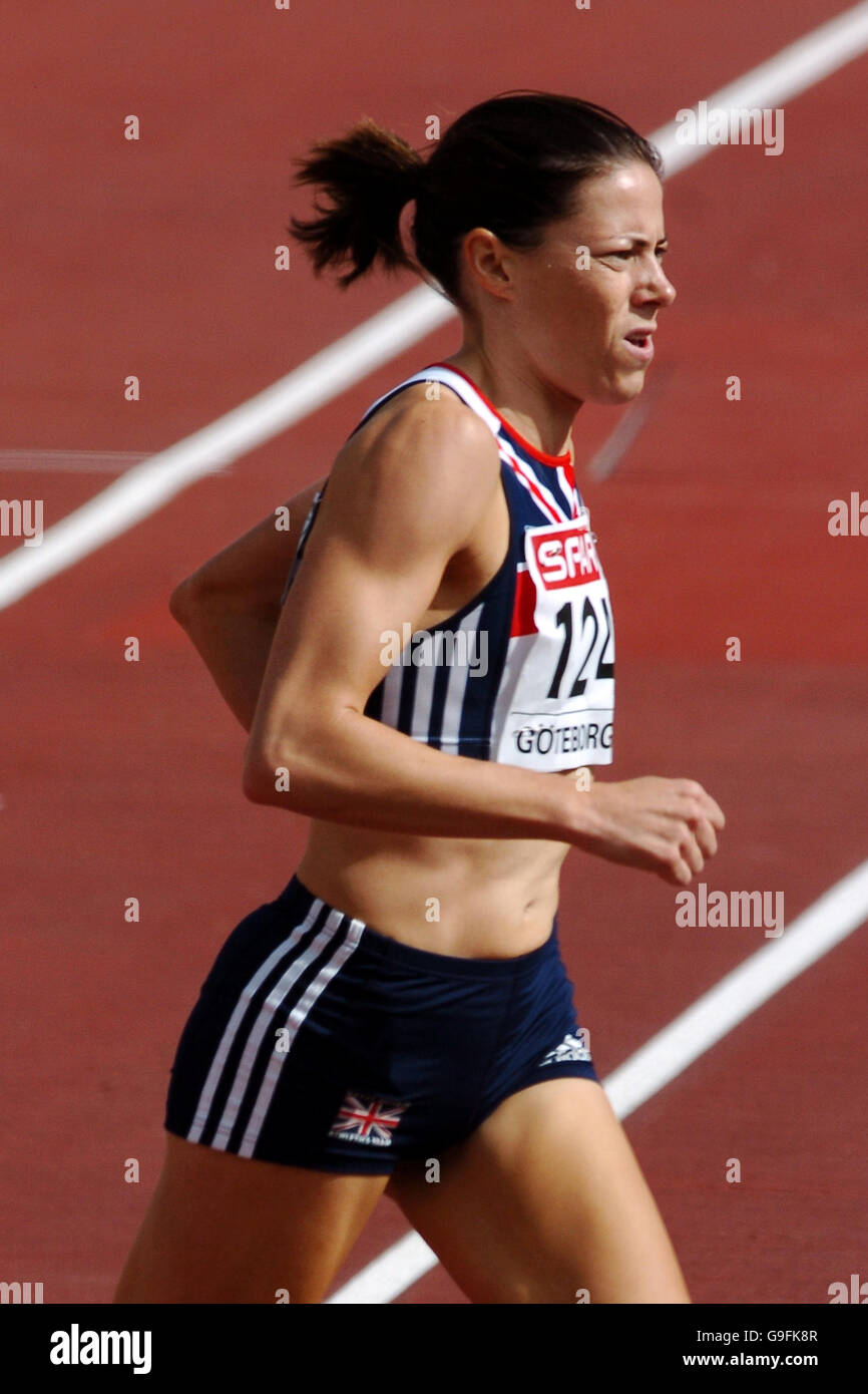 Great britains helen clitheroe competes in the 1500m hi-res stock ...