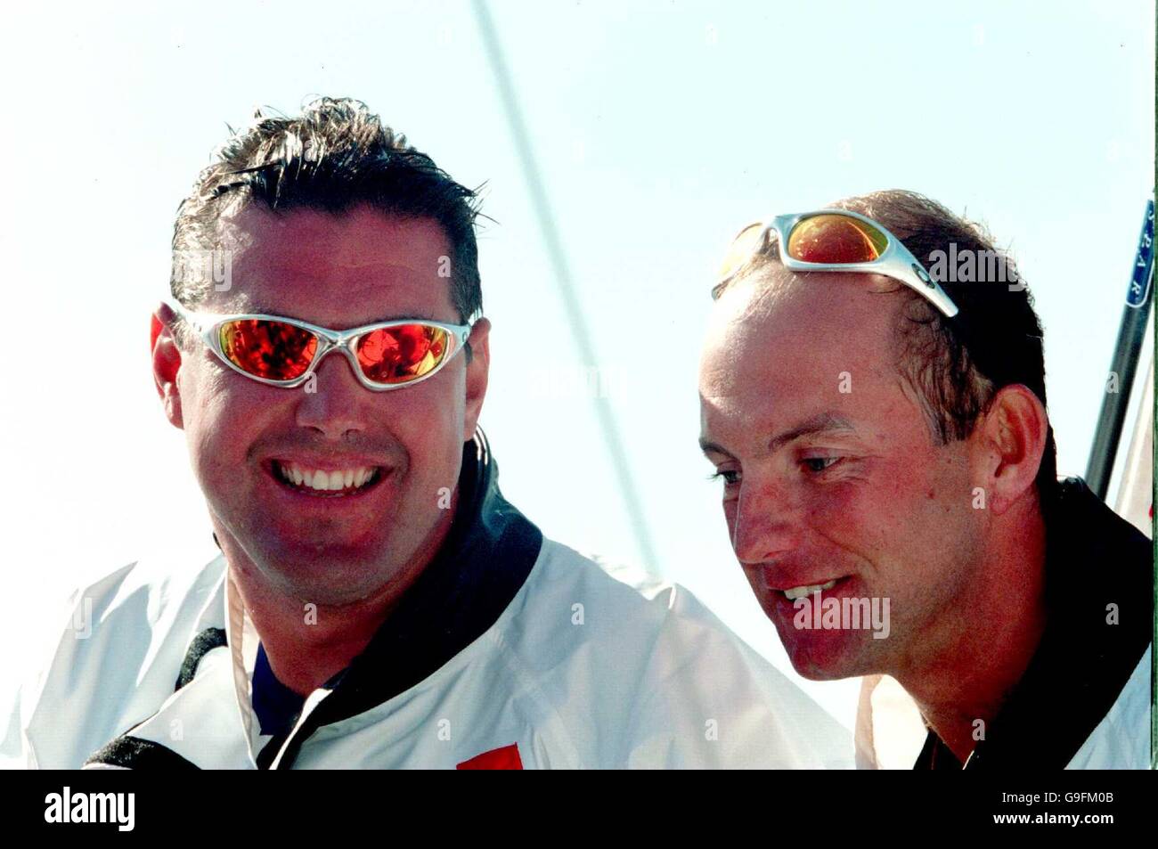Great Britain's Mark Covell and Ian Walker celebrate winning the silver ...