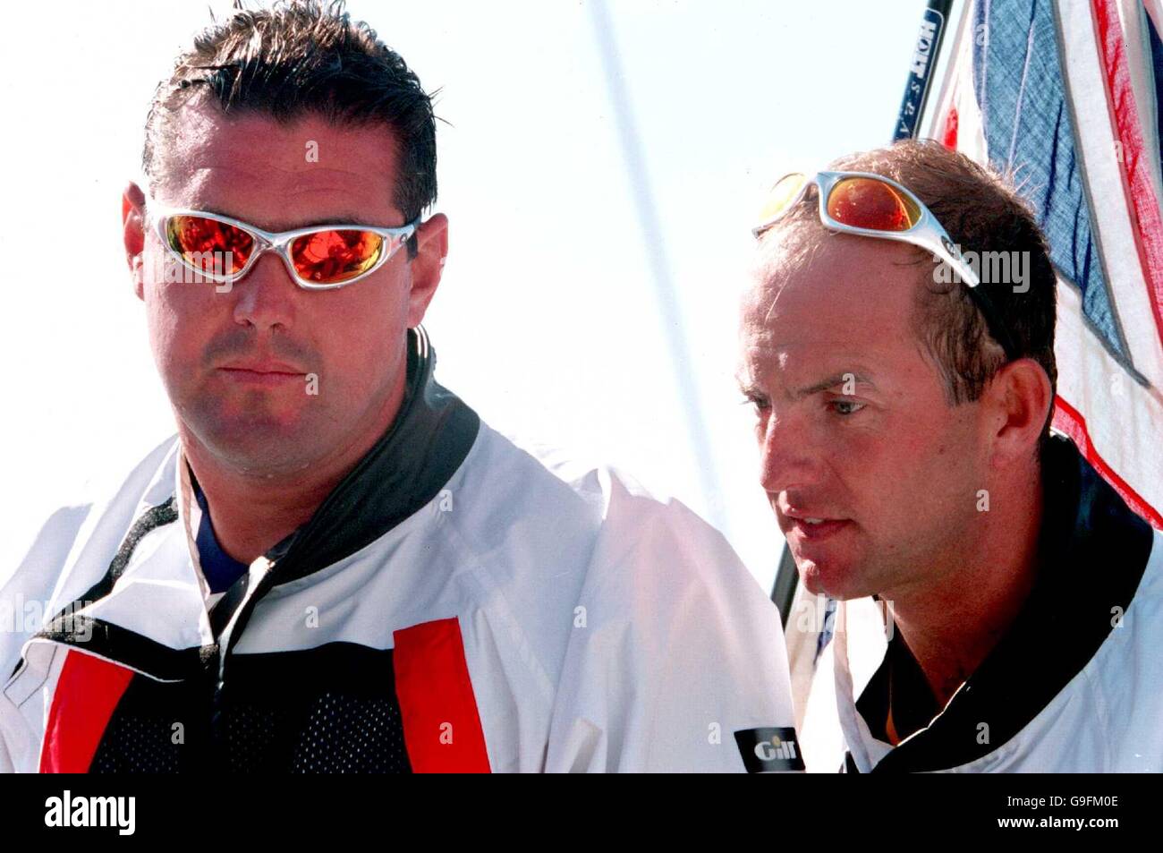 Great Britain's Mark Covell and Ian Walker celebrate winning the silver ...