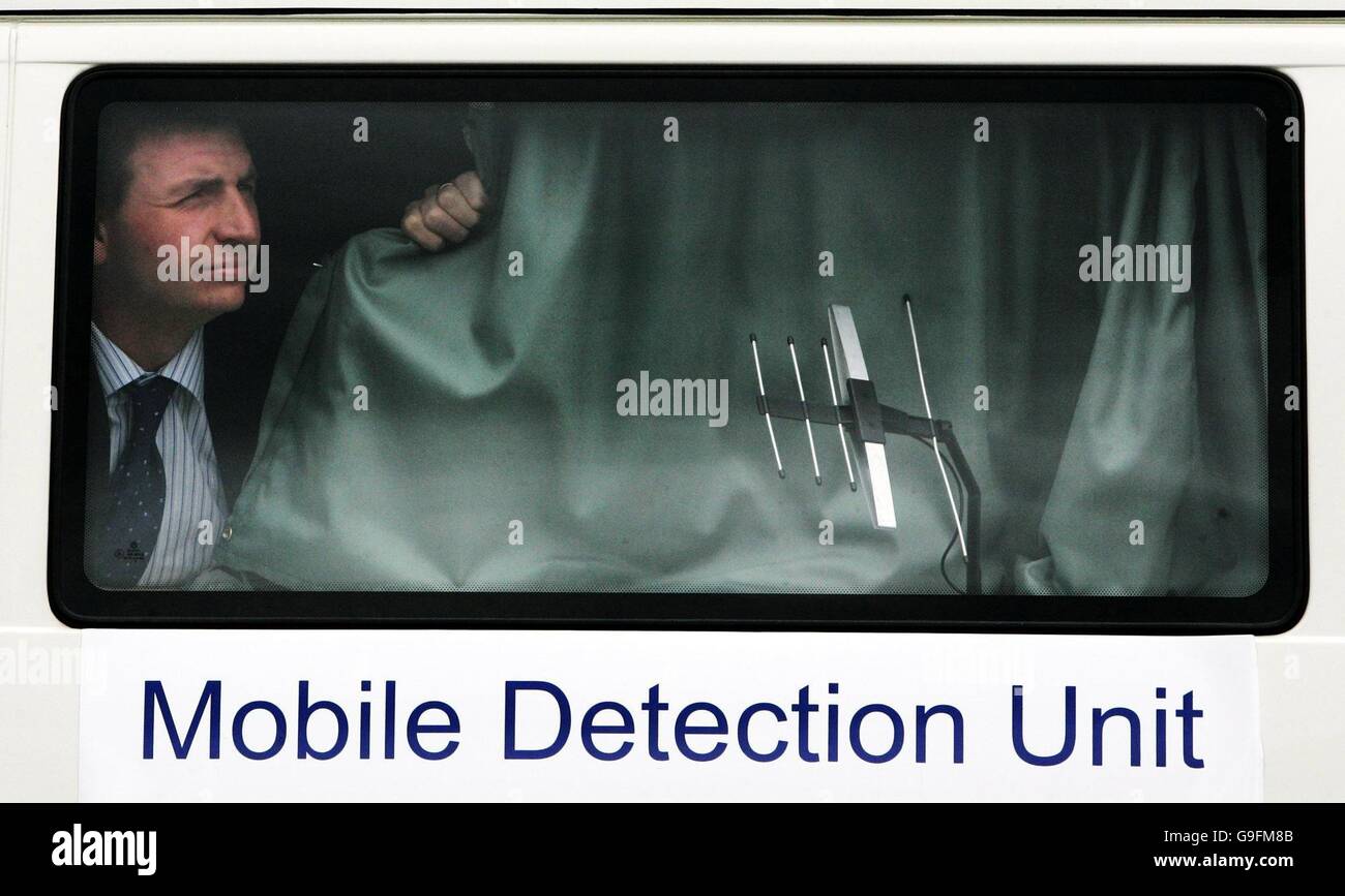 TV Licensing detector van Stock Photo - Alamy