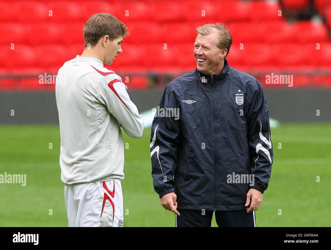 SOCCER - England training session - Old Trafford Stock Photo - Alamy