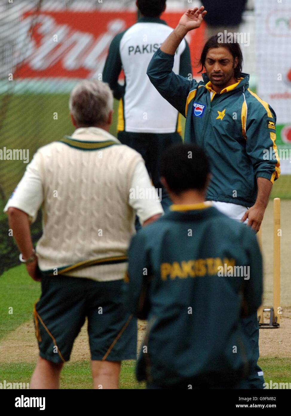 CRICKET - Pakistan nets session - London Stock Photo - Alamy