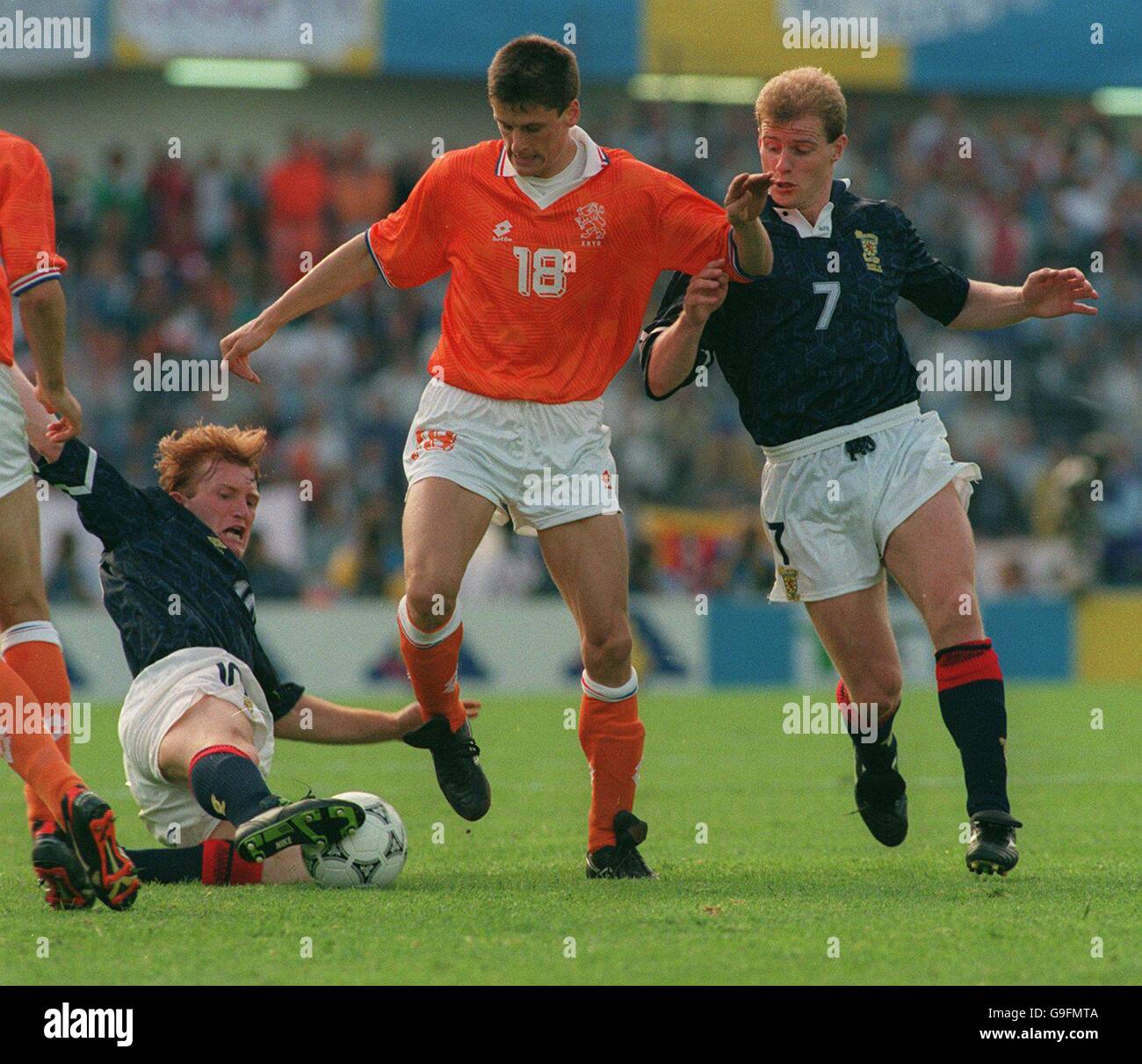 STUART McCALL [SCOT], WIM JONK [NETH], GORDON DURIE [SCOT] NETHERLANDS ...