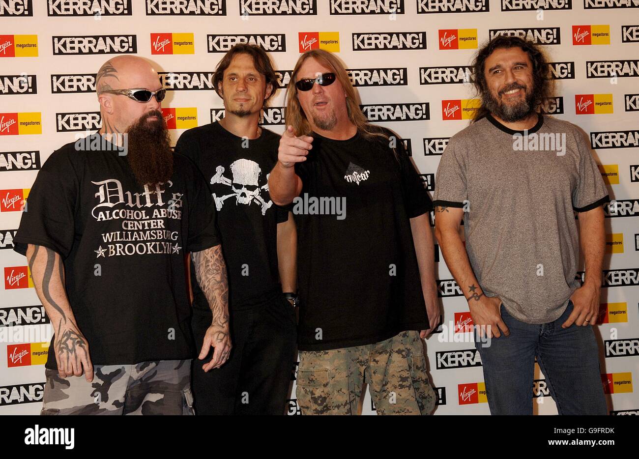 Slayer arrive on the red carpet hi-res stock photography and images - Alamy