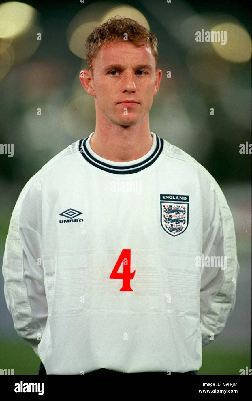 Soccer - Friendly - Italy v England. England's Nicky Butt Stock Photo ...