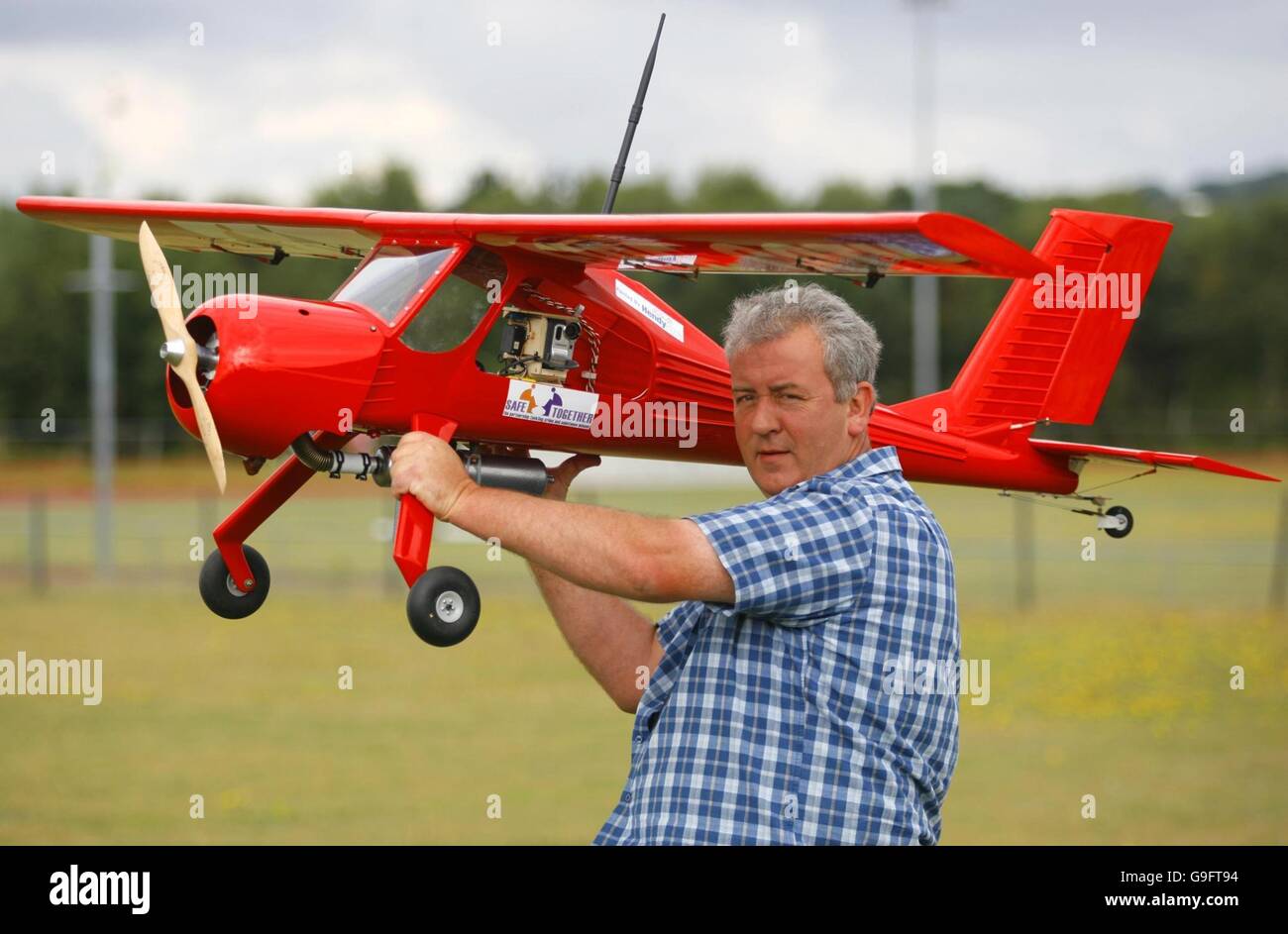 Pilot Steve Howe with Dorset Fire and Rescue Service's new remote ...