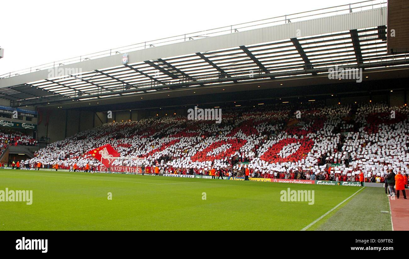 Fans celebrate 100 years of kop hi-res stock photography and images - Alamy