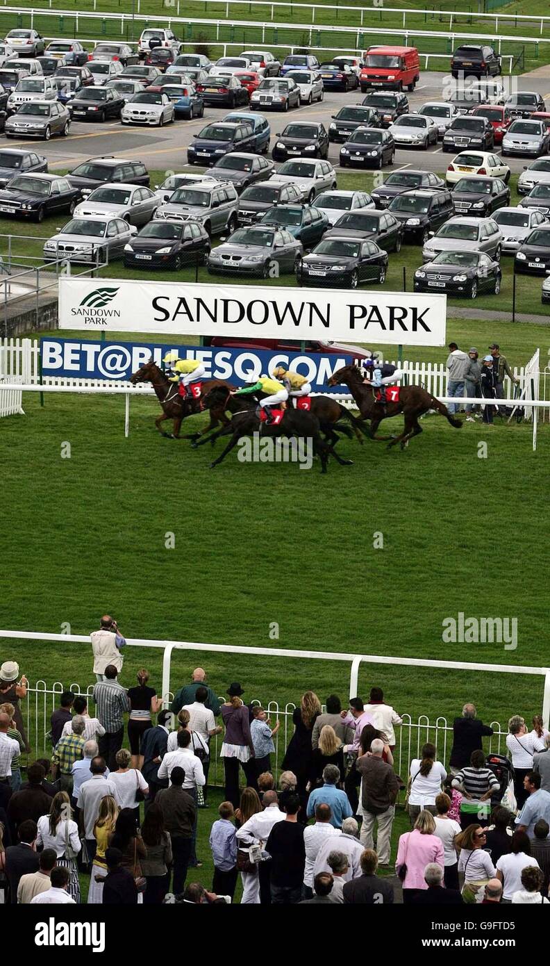 Racing - Sandown Stock Photo - Alamy