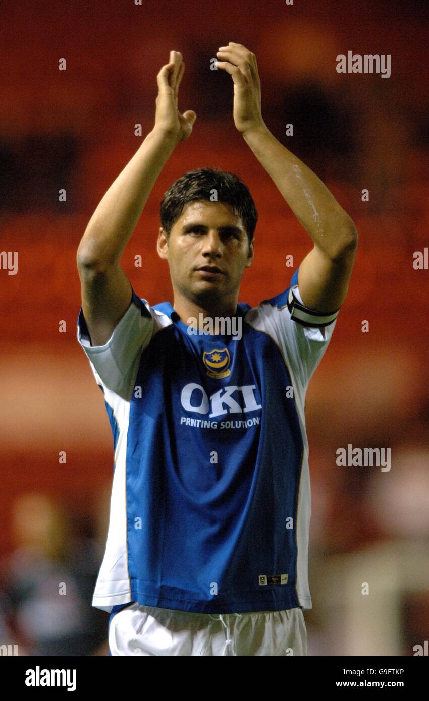 Dejan Stefanovic, Portsmouth Pictures taken after the final whistle ...