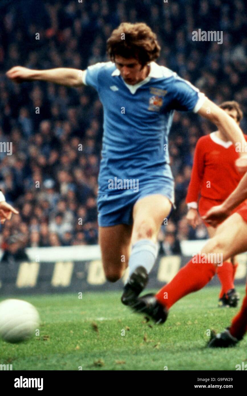 Soccer - Manchester City v Liverpool. Mick Channon, Manchester City ...
