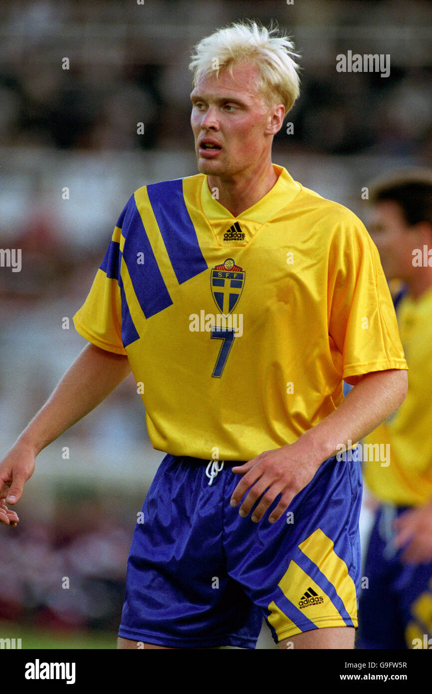 EUROPEAN CHAMPIONSHIPS SOCCER. KLAS INGESSON, SWEDEN Stock Photo - Alamy